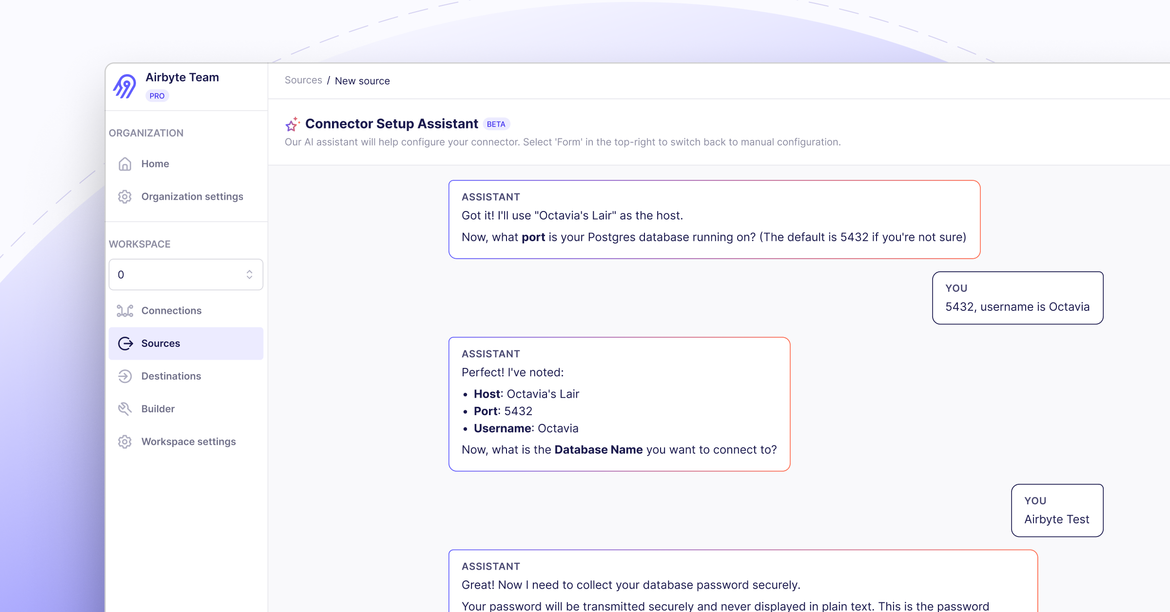 AI-Configured Connections in Airbyte | Airbyte